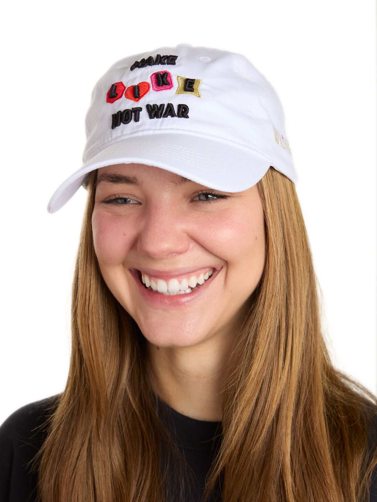 Make Like Not War White Baseball Hat – Wildlike